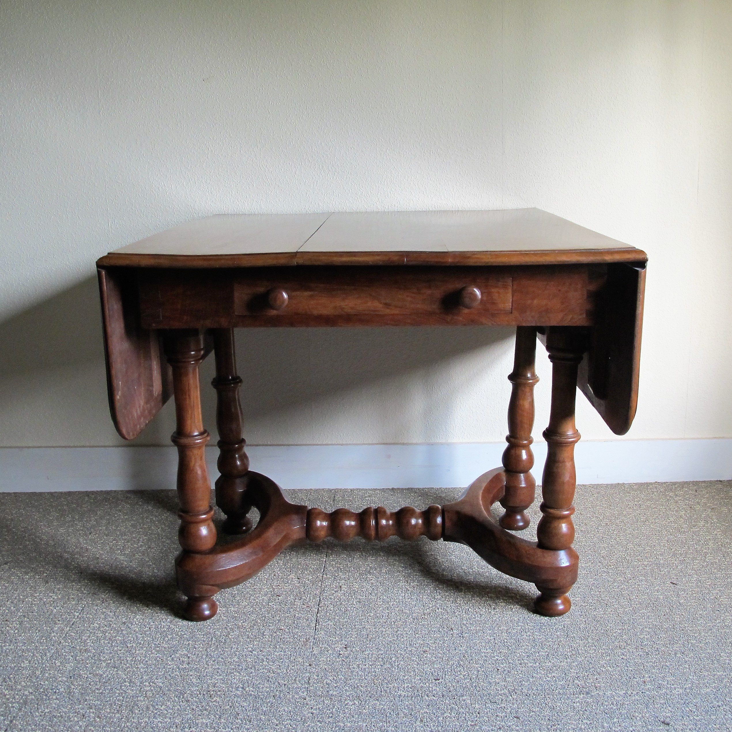 FRENCH WALNUT DROP FLAP DINING TABLE - £320 | Shop | Oakfield Gallery