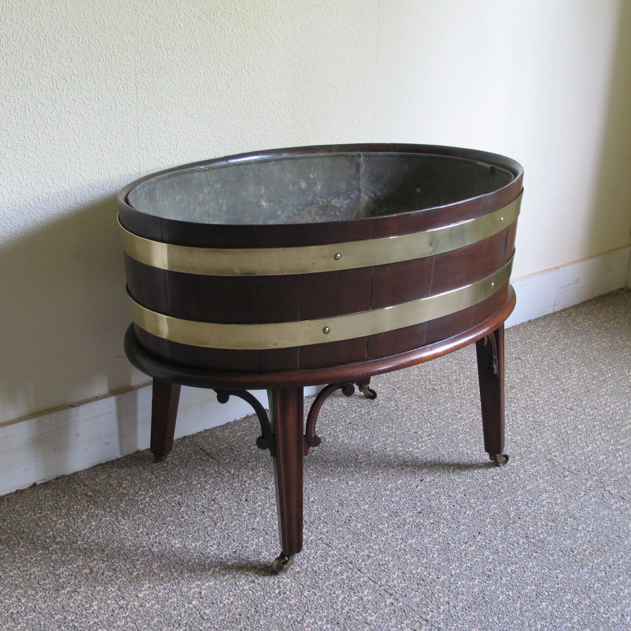 MAHOGANY BRASS BOUND CELLARETTE - £995 | Shop | Oakfield Gallery